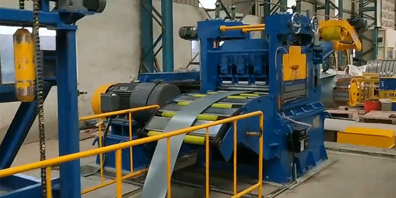 KJF series rotary shear cut to length line - KingJime Machine Limited