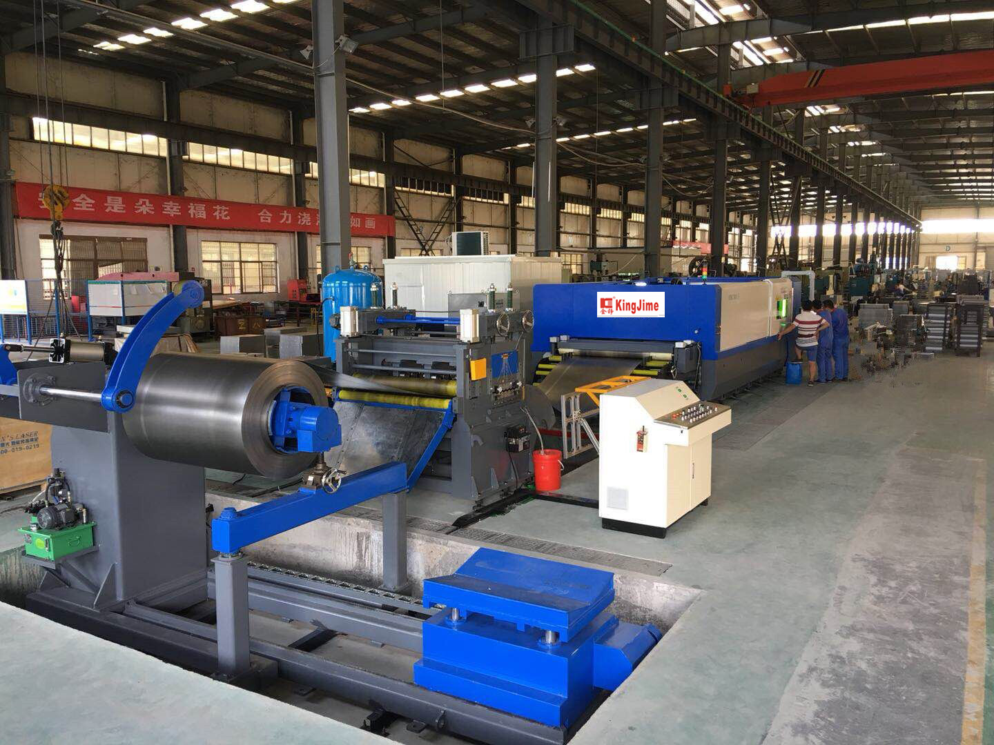 Continuous laser blanking production line - KingJime Machine Limited
