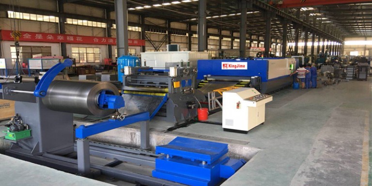 Continuous laser blanking production line - KingJime Machine Limited